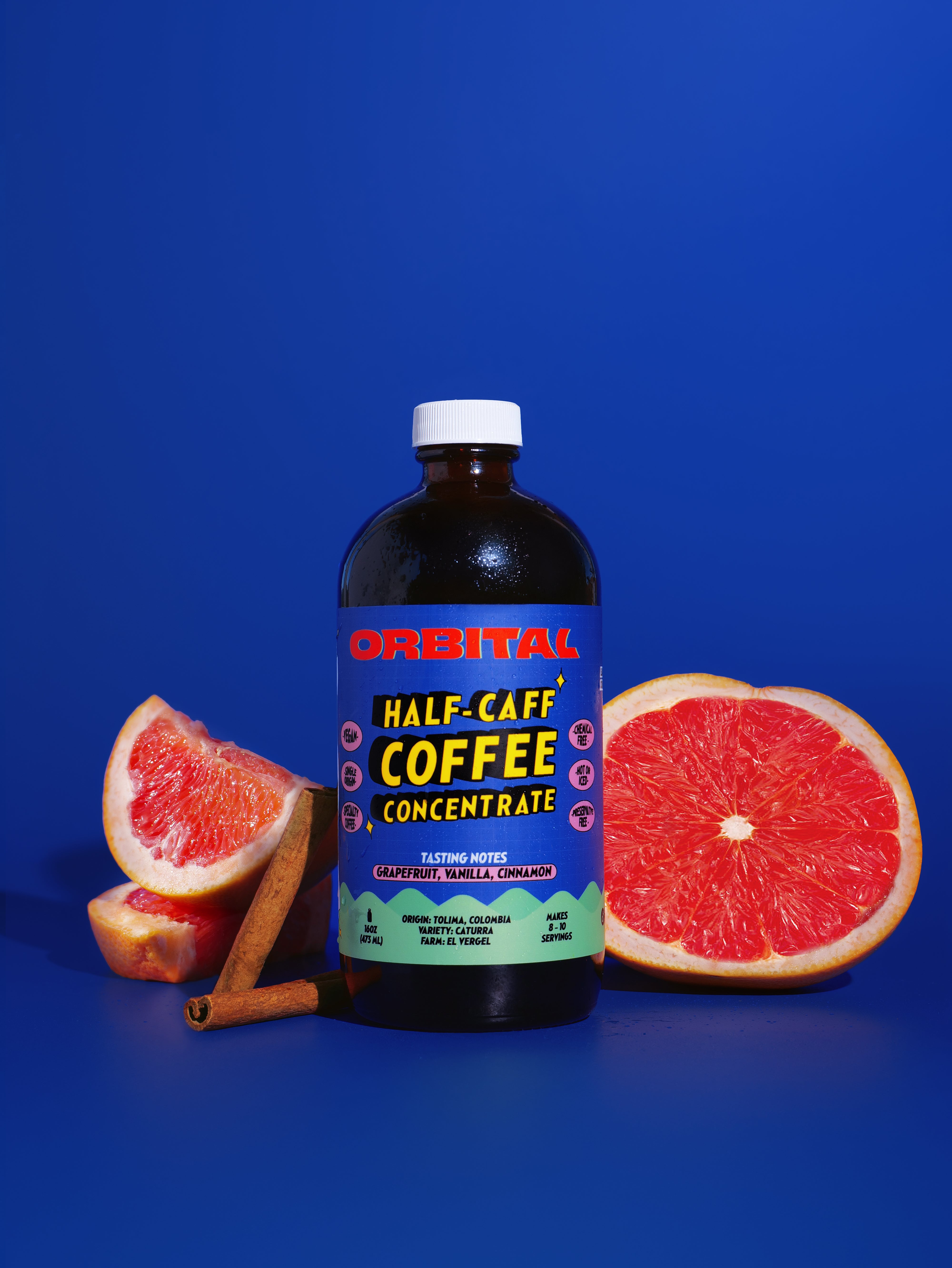 Half-Caff Coffee Cold Brew Concentrate - Orbital Coffee – Orbital Decaf ...